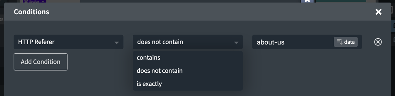 Conditions – Oxy Plugins