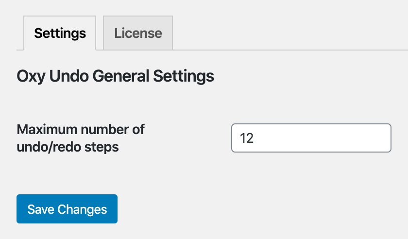 Oxy Undo - Oxy Plugins
